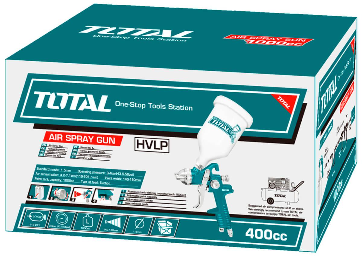 TOTAL PROFESSIONAL SPRAY GUN HVLP (TAT10601)